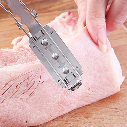 DOITOOL Pig Hair Scraper Kitchen Meat Pork Hair Blade Remover Food Processing Hair Shaver Gadget for Home Kitchen (Without Blade)