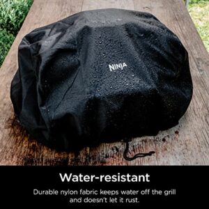 Ninja XSKCOVER Premium Outdoor Cover, Compatible Woodfire Grills (OG700 Series), Water-Resistant, Anti-Fade Fabric, Lightweight, Black, 19'' x 24'' x 13'