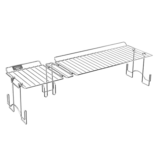 Yukon Glory Griddle Warming Rack, Designed for 22" Blackstone Griddles, One-Step Clip On Attachment, Portable and Collapsible (will not work with hood)