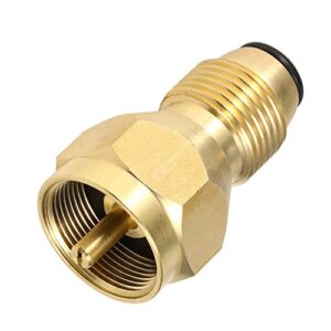 joywayus 1lb propane tank refill adapter solid brass universal mini propane fill adapter for disposable small propane bottle