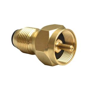 Joywayus 1LB Propane Tank Refill Adapter Solid Brass Universal Mini Propane Fill Adapter for Disposable Small Propane Bottle