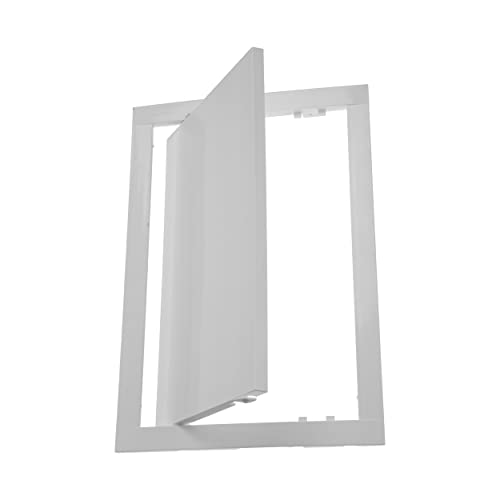 Vent Systems 8'' x 12'' Inch Access Panel - Easy Access Doors - ABS Plastic - Access Panel for Drywall, Wall and Ceiling Electrical and Plumbing Service Door Cover