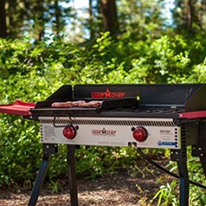 Camp Chef PRO60X Two-Burner Camp Stove with Professional SG30 Griddle - Bundle