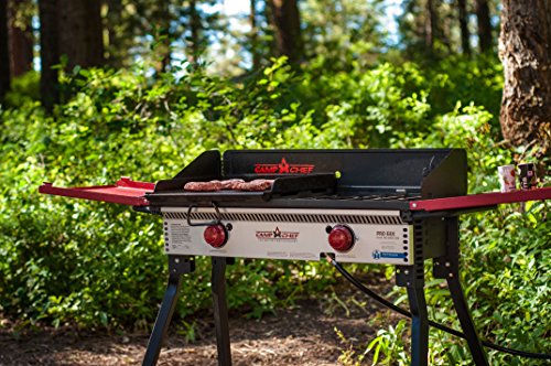 Camp Chef PRO60X Two-Burner Camp Stove with Professional SG30 Griddle - Bundle