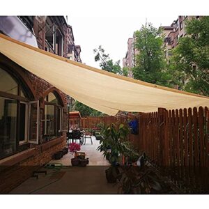 ALBN Sun Shade Cloth Shade Netting 85% Shadow Rate UV Blocking Breathable HDPE for Balcony Patio Garden Plants Covering (Color : Beige, Size : 2x4m)