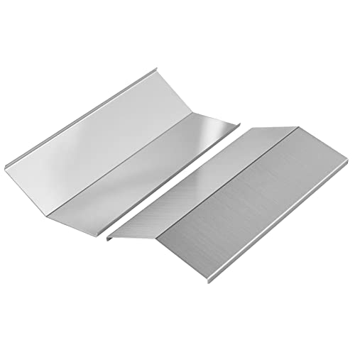 Charbrofire 820-0033M 820-0033 820-0007B Heat Plates Replacement Parts for Megamaster Heat Tent Master Forge Flame Tamer Nexgrill 820-0015 820-0007 820-0007G Cuisinart CGG-306 Burner Covers 2 Pack