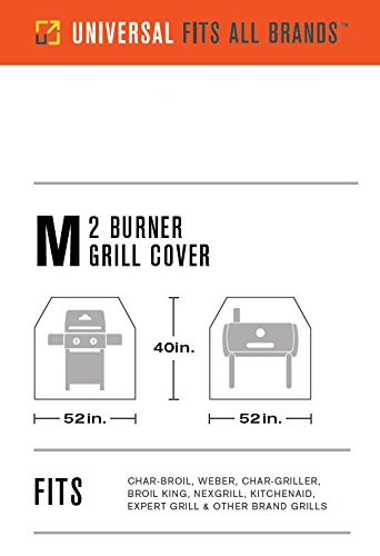 Char-Broil 2 Burner Medium Basic Grill Cover