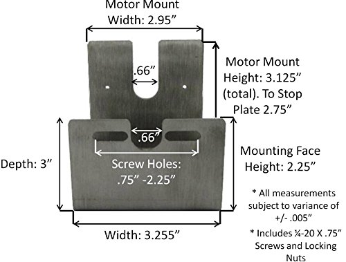 OneGrill Stainless Steel Rotisserie Motor Bracket