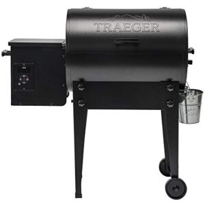 traeger grills tailgater 20 portable wood pellet grill and smoker, black