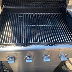 Cooking Grates for Nexgrill 720-0830H 720-0783C 720-0783E 720-0830D, Charbroil 463344015, 463449914, Master Forge 1010037, Kenmore 122.16119, Uniflame GBC981W, Stainless Grill Grates Replacement Parts