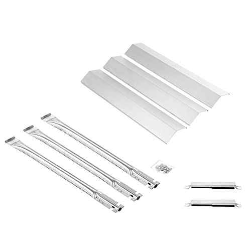 1767054 Heat Shield Plates Replacement Parts for Oklahoma Joe Grill Accessories Heat Tent Stainless Steel Burner Tube with Crossover Tubes 12201767 14201767 15202029 16202046 18202083 Grill Parts