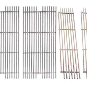 Htanch SE4911(2-Pack) SE4921(2-Pace) 304 Stainless Steel Grid grates Replacement for Viking VGBQ 30 in T Series, VGBQ 41 in T Series, VGBQ 53 in T Series