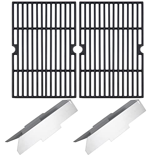 Charbrofire 70-01-634 DGF350CSP DGF350CSP-D Grates and Heat Tent Replacement Parts for Dyna Glo Grill Grates Heat Plates DGF350SNP DGF350SNP-D DG1-70-01-634-R 101-03011 70-01-635 Heat Shield