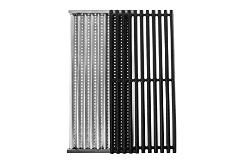 18 7/16" Emitter Plates & Infrared Grill Grates Replacement Parts for G515-4700-W1 G519-A400-W1 & G526-0007-W1 Charbroil Tru-Infrared 463270915, 463246909, 463246910, 463247009, 463247109, 3PCS Set