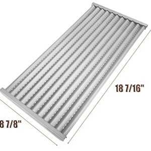 18 7/16" Emitter Plates & Infrared Grill Grates Replacement Parts for G515-4700-W1 G519-A400-W1 & G526-0007-W1 Charbroil Tru-Infrared 463270915, 463246909, 463246910, 463247009, 463247109, 3PCS Set