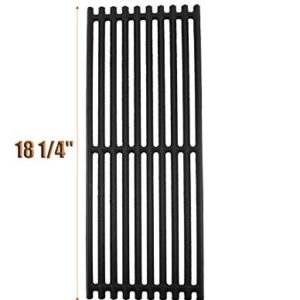 18 7/16" Emitter Plates & Infrared Grill Grates Replacement Parts for G515-4700-W1 G519-A400-W1 & G526-0007-W1 Charbroil Tru-Infrared 463270915, 463246909, 463246910, 463247009, 463247109, 3PCS Set