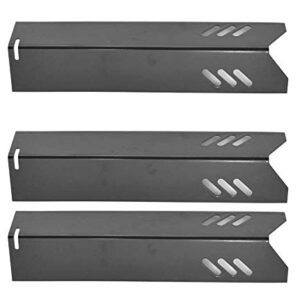 bbqGrillParts Grill Boss GBC1306J, Uniflame GBC1134W, GBC1030W, RevoAce GBC1690W, GBC1705WV, GBC1706W, GBC1793W, (3-Pack) Replacement Porcealin Steel Heat Shield - 3 Pack