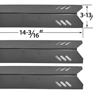 bbqGrillParts Grill Boss GBC1306J, Uniflame GBC1134W, GBC1030W, RevoAce GBC1690W, GBC1705WV, GBC1706W, GBC1793W, (3-Pack) Replacement Porcealin Steel Heat Shield - 3 Pack