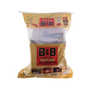 b&b charcoal oak cooking logs 1.25 cu. ft.