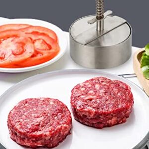 NOBER Burger Press Stainless Steel Grill Griddle Flat Hamburger Patty