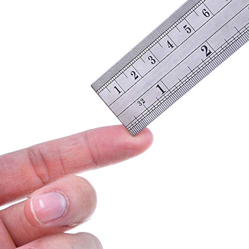 WeTest Stainless Steel Ruler,Pack of 3(6 Inch,8 Inch,12 Inch) (LJ-LJ-102302)