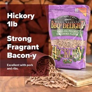 Pinnacle Mercantile Smoker Pellet Gift Set with BBQr’s Delight Wood Pellets and 8” Steel Smoker Tube includes 1lb Bag Each Jack Daniel's, Apple, Mesquite, Hickory and Smoker Box Accessory