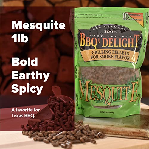 Pinnacle Mercantile Smoker Pellet Gift Set with BBQr’s Delight Wood Pellets and 8” Steel Smoker Tube includes 1lb Bag Each Jack Daniel's, Apple, Mesquite, Hickory and Smoker Box Accessory