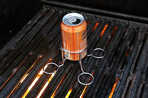 Beer Can Chicken Holder for Grill, Smoker, or Oven - Make Tender, Moist, Flavorful Chicken Easily with This Beer Butt Chicken Stand