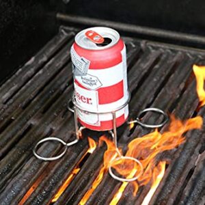 Beer Can Chicken Holder for Grill, Smoker, or Oven - Make Tender, Moist, Flavorful Chicken Easily with This Beer Butt Chicken Stand