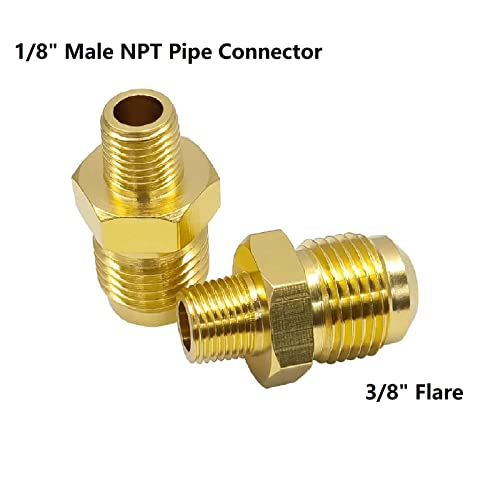 MOFLAME 5 FT Low Pressure Propane Regulator Hose with 1/8" NPT Male Thread Replacement For Weber Spirit 500 & 700, Genesis 1000-5000. Platinum I & II Gas Grills