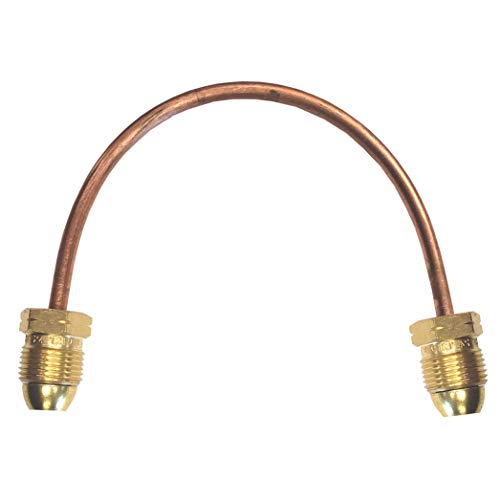 Propane Regulator Copper Pigtail POL x POL 12" Long