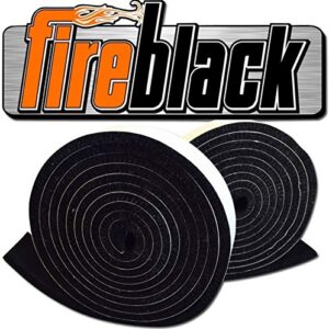 fireblack 125 black nomex self stick replacement for big green egg gasket high temp w/lavalock lg xl