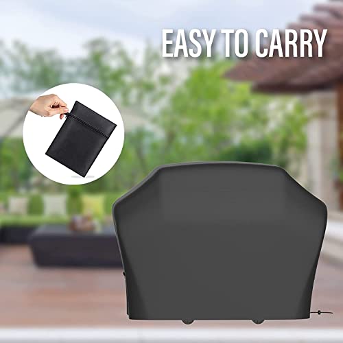 Grill Cover for Outdoor Grill BBQ Grill Cover 58 inch BBQ Covers Waterproof Heavy Duty 420D Gas Grill Covers for Outside