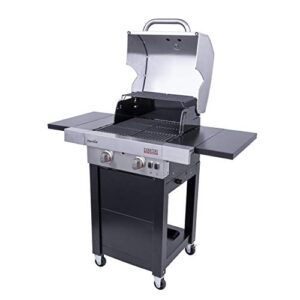 Char-Broil 463632320 Signature TRU-Infrared 2-Burner Cart Style Gas Grill, Stainless/Black