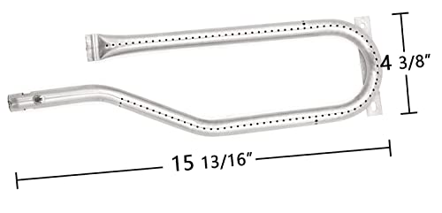 Htanch SN1231(3-Pack) SA3361(3-Pack) 15 13/16" Stainless Steel Heat Plate and Burner for Jenn Air 720-0336,720-0337,720-0511, 720-0512, 720-0339 Gas Grill