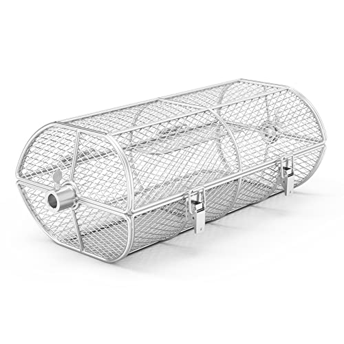 only fire Universal Stainless Steel Rotisserie Grill French Fries Basket Fits for Any Gas Grill