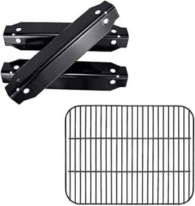 hisencn bundle of grill kits for dynaglo dgc310cnp-d, dgc310rnp-d, dgc310bnp-d, porcelain steel heat plate and cooking grid for dyna-glo 3-burner propane gas grill