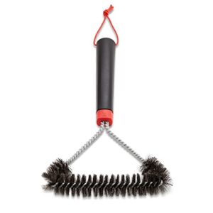 weber 12" three-sided grill brush