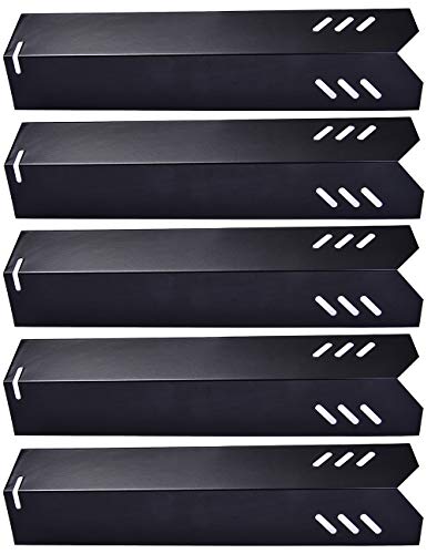 Votenli P9159A (5-Pack) 15" Porcelain Steel Heat Plate for Uniflame GBC1059WB, GBC1059WB-C, GBC1059WE-C, GBC1069WB-C, GBC1143W-C,Backyard GBC1462W-C, GBC1555W-C, GBC1562W-C,GBC1460W, GBC1461W