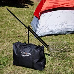 Authentik BuzzyGrill Camping Grill and BuzzyGrill Portable Storage Carry Bag Bundle