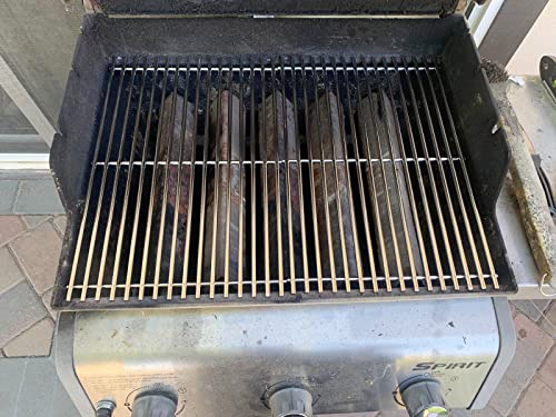 7639 Cooking Grates for Weber Spirit 300 & Spirit II 300 Series E310 E320 S310 S320 E/S 330, Weber Genesis Silver B/C Parts, Genesis Gold B/C, Spirit 700, Weber 900, Weber 7638 Grates, Stainless Steel