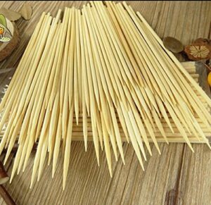 kabob skewers pack of 500 8 inch bamboo sticks made from 100 % natural bamboo - shish kabob skewers - (500)