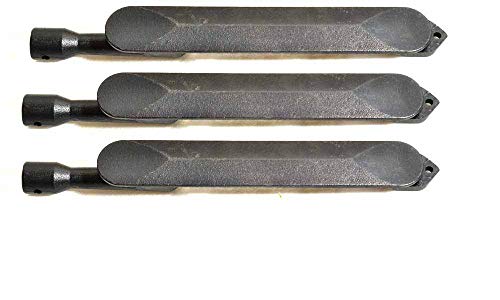 Grill Parts Gallery Replacement Cast Iron Burner for Select Barbeques Galore B3807ALP, B3807ANG, Grand Hall B3807ALP, B3807ANG, Turbo B3807ALP, B3807ANG Gas Models, 3PACK