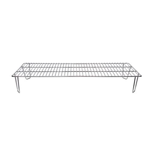 Green Mountain Grills Jim Bowie Pellet Grill Upper Rack Space Addition for Doubled Grilling Space, Silver