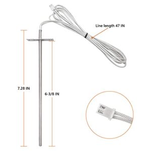 RTD Temperature Probe Sensor Replacement for Camp Chef Wood Pellet Smoker Grill Accessorie, Replace Parts PG24-44