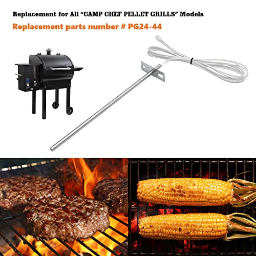 RTD Temperature Probe Sensor Replacement for Camp Chef Wood Pellet Smoker Grill Accessorie, Replace Parts PG24-44