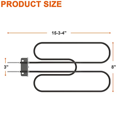 Grill Heating Element for Weber Q140 Q1400 Series Grills, Replacement Part for Weber 80342 80343 65620 Electric Heating Element