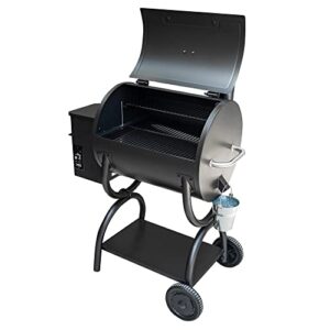 Z GRILLS ZPG-550A Wood Pellet Grill & Smoker, 16lbs Large Hopper Capacity, 585 sq in Cooking Area, 8 in 1 Versatility, Black