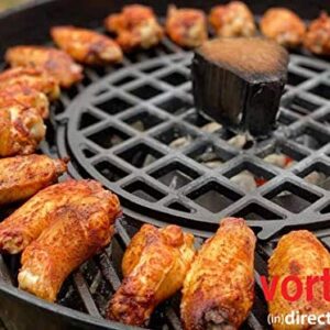 VORTEX (IN)DIRECT HEAT for Charcoal Grills, Medium Size - For Weber Kettle 22 26.75 WSM Smokey Mountain XL Kamado XL Big Green Egg