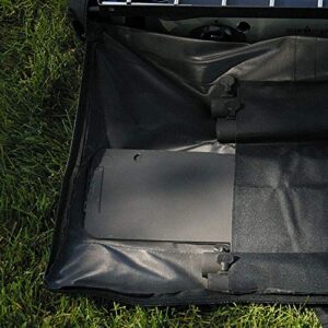 Patio Grill Cover & 600D Heavy Duty Stove Carry Bag for Camp Chef 3 Burner Propane Stoves, Weather-Resistant Grill Cover Fit Stove Models GB90D, TB90LW, TB90LWG, TB90LWG15, SPG90B, DB90D and More